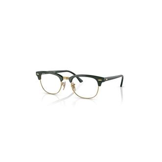 Ray-Ban Clubmaster Optics Schwarz Fassung Klar Glas Polarisiert 51-21