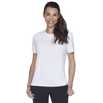 Skechers Damen Go Dri Swift Tee, Weiss/opulenter Garten, Gro&szlig;