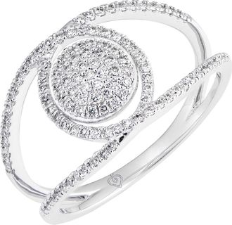 Edenly Ring Baladine - 750er Weißgold und Diamanten