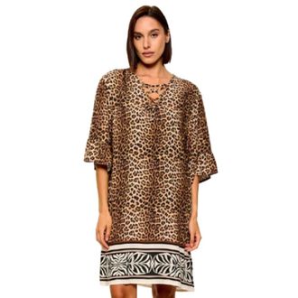 Liu Jo Kaftan Kleid Va6054 - - Dresses - Damen - Braun - M