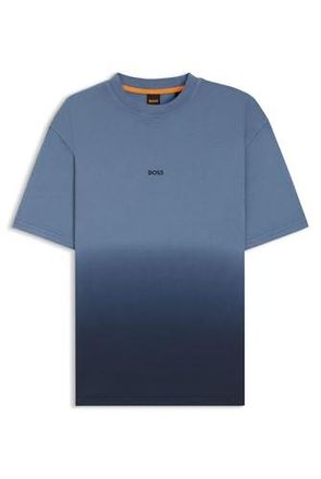 BOSS Hommes Te Gradient T-Shirt en Jersey de Coton avec Effet d&eacute;grad&eacute;
