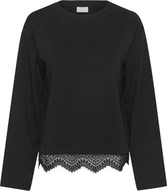 Kaffe Femme, Sweatshirts et sweats &agrave; capuche, Noir, Taille: 36 FR SweaT-shirts