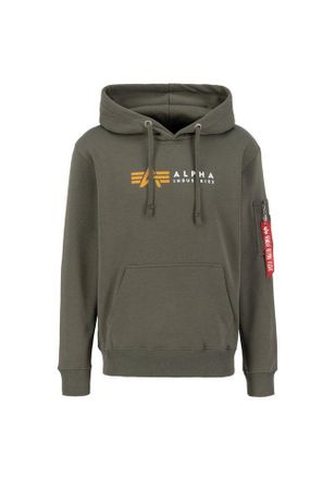 Alpha Industries Hoodie Label Print Hoodie