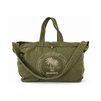 Mason's Tote Bags - Homme - Sacs - Vert - Taille: ONE Size