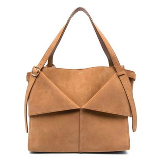 Coperni Femme, Sacs, Brun, Taille: ONE Size Sac en Cuir Su&eacute;d&eacute; Style Origami Marron