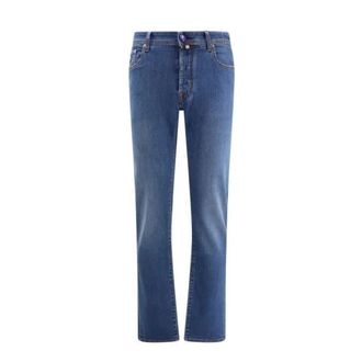 Jacob Cohen Schmale graue Stretch-Denim-Hose - - Jeans - Herren - Blau - W31