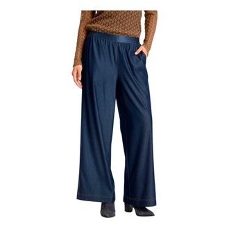 In Front IN Front - Pantalon large - Femme - Pantalons - Bleu - Taille: 38 FR