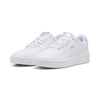 Puma Sneakers Court Lally M&eacute;tallique Glam Femme, Accessoires, Blanc, 35.5