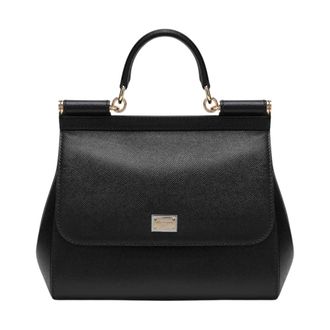 Dolce & Gabbana Gro&szlig;e Sicily Handtasche - - Bags - Damen - Schwarzk - ONE SIZE