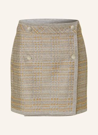 Sem per Lei Sem Per Lei Tweed-Rock Mit Glitzergarn grau