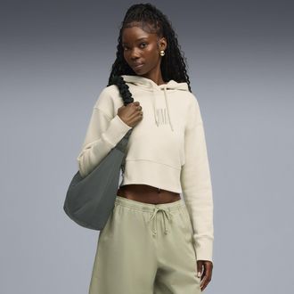 Puma Premium Essentials Relaxed Graphic Hoodie Damen, Kleidung, Wei&szlig;, M