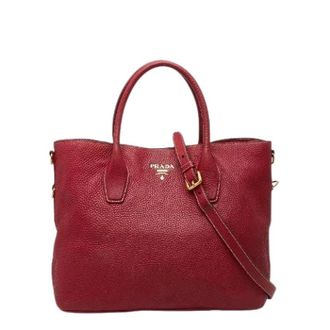 Prada Pre-owned Sac fourre-tout 2-en-1 en cuir - Femme - Pre-owned - Rouge - Taille: ONE Size