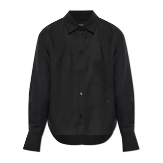 Victoria Beckham Femme, Blouses et Chemises, Gris, Taille: 36 FR Ellys Shirt