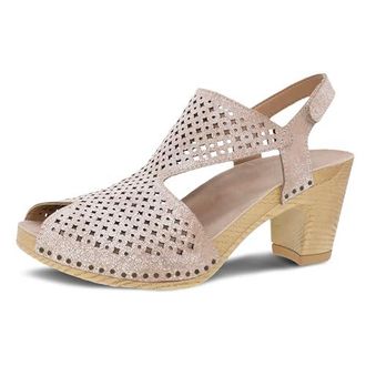 Dansko Teagan Sandales l gantes bout ouvert pour femme Cuirs de qualit avec d tails d coup s au laser et talon pour un look chic tout au long de la journ e S