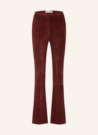 Diane Von F&uuml;rstenberg Diane Von Furstenberg Lederhose Elise rot