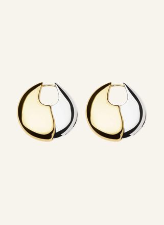 Missoma Missoma Ohrh&auml;nger Sculputral Pebble Large Hoops By Glambou gold