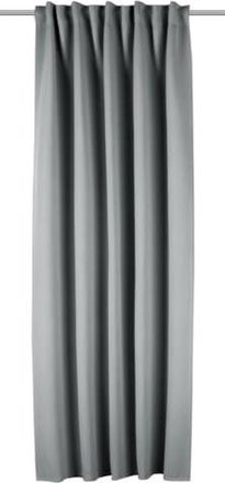 Gardinia Sehlbach Fertiggardine mit Gardinenband, Dimout Uni, anthrazit, 135 x 245 cm