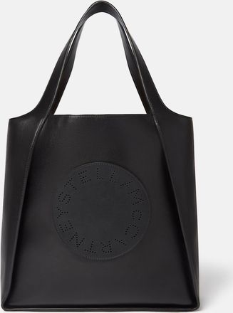 Stella McCartney Stella Logo Square Tote Bag, Woman, Black