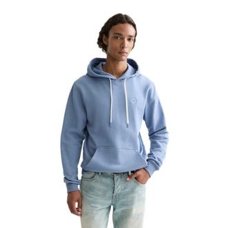 Scotch & Soda Herren Essential Badge Logo Hooded Sweatshirt, Infinity 410, XL