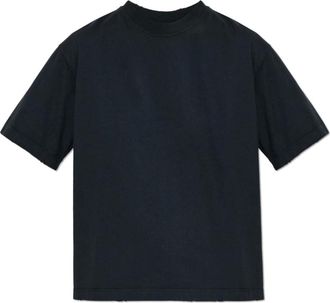 Golden Goose Femme, Tops, Noir, Taille: 40 FR T-shirt avec logo invers&eacute; au dos