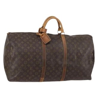 Louis Vuitton Pre-owned Canvas Weekend Bag - - Pre-owned - Damen - Braun - ONE SIZE