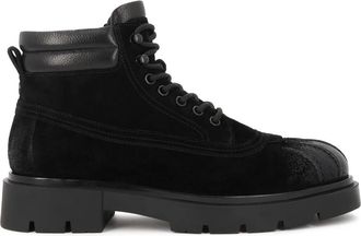 Kazar Kazar Isolierte Wildleder-Stiefeletten mit Lederkragen - - Shoes - Herren - Schwarzk - 43 EU