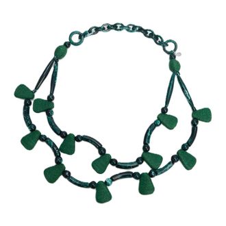 Max Mara Wkafalange Necklace - - Accessories - Damen - Gr&uuml;n - ONE SIZE