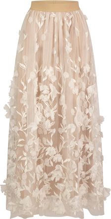 Apart Fashion ApartFashion Damen Tüllrock Rock, Creme-Nude, 34 EU