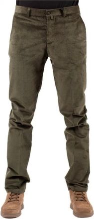 Brooksfield Homme, Pantalons, Vert, Taille: S Pantalone