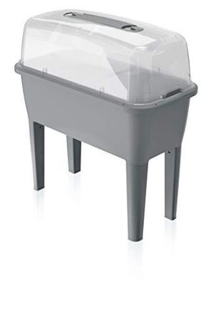 Prosperplast Urban Gew&auml;chshaus 52L, 77x38x82 cm - Grau