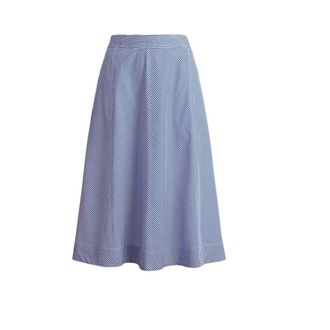 Ralph Lauren Femme, Jupes, Bleu, Taille: 38 FR Midi Skirt
