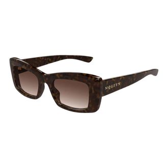 Alexander McQueen Sonnenbrille - - Accessories - Damen - Braun - 50 MM