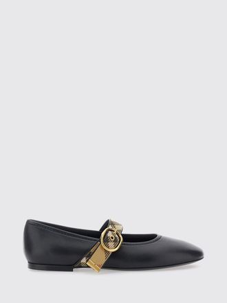 Burberry Ballerines Mary Jane Robin en cuir avec bride Vintage check