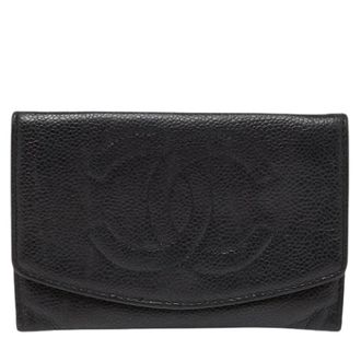 Chanel Pre-owned CC Wallet - Femme - Pre-owned - Noir - Taille: ONE Size