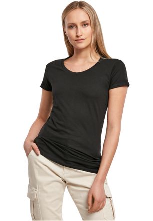 Build Your Brand Ladies Basic Tee Frauen T-Shirt schwarz XL, 100% Baumwolle, Basics, Streetwear