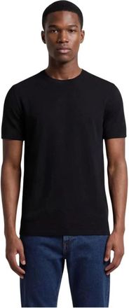 A|X Armani Exchange Homme, Tops, Bleu, Taille: S T-shirt en coton &agrave; manches courtes et col rond