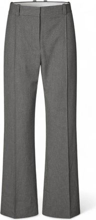 Samsøe & Samsøe Femme, Pantalons, Gris, Taille: 38 FR Pantalon Salot Gris Classique Moderne