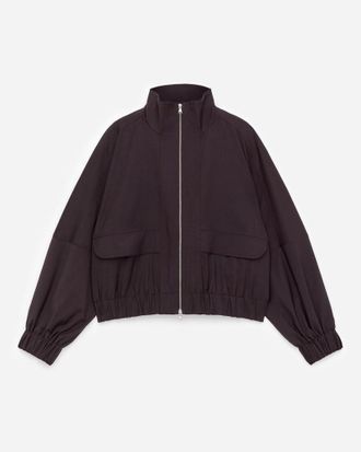 Arket Rei&szlig;verschlussjacke -Braun