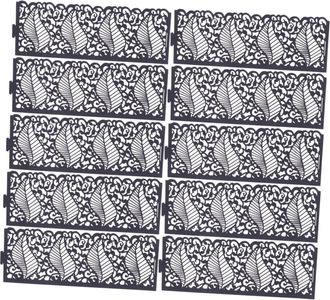 Valiclud 20 St&uuml;ck LED Kerzen Lampenschirme aus Papier Schwarz Dekorative Hohlschirm Abdeckungen f&uuml;r LED Teelichter Party und Hochzeitsdeko