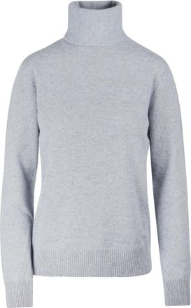 Alessia Santi Femme, Pulls, Gris, Taille: 38 FR Maglia dolcevita in puro cashmere