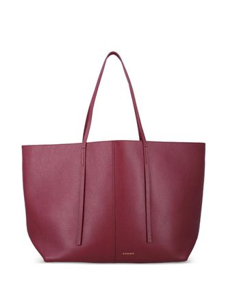 By Malene Birger sac cabas Abilla en cuir - Rouge
