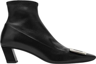 Roger Vivier Femme, Chaussures, Noir, Taille: 37 EU Bottines Belle Vivier Noires