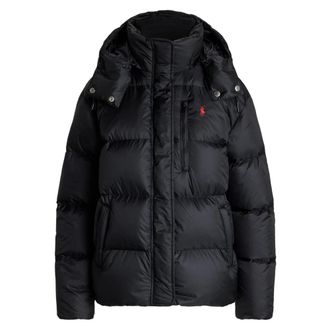 Polo Ralph Lauren Wasserabweisende gesteppte Daunenjacke - - Jackets - Damen - Schwarzk - L