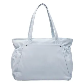 Generic Grand sac de courses en tissu Oxford l&eacute;ger pour ordinateur portable pour femme, pour le travail, les voyages, le bureau, le shopping quotidien, bleu, 