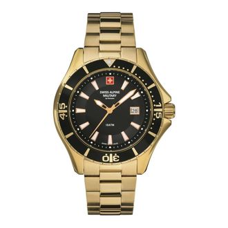 Swiss Alpine Military Sportliche Uhr 7040.1117 - - Accessories - Herren - Gelb - ONE SIZE