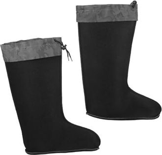 Yardwe Doublure Isolante pour Homme Chaussettes &Eacute;paisses et Chaudes avec Manchette R&eacute;glable Semelle Int&eacute;rieure Isolante pour Pluie Hautes Hunter
