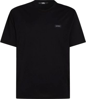 Karl Lagerfeld T-Shirts - - Tops - Herren - Schwarzk - L