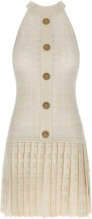 Balmain Pull Col Roul&eacute; - Blanc