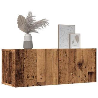 Generic TV Schrank mit 2 Klappt&uuml;ren, TV M&ouml;bel, H&auml;ngeboard, Lowboard, Fernsehschrank, Fernsehtisch, Sideboard, Holzwerkstoff(Wei&szlig; 80x30x30cm) (80x30x30cm)