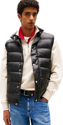 Tommy Jeans Herren Weste, Schwarz (Schwarz), L